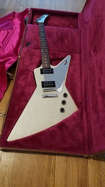 Gibson Explorer 2001 Diamond Silver Sparkle Wrap | Reverb