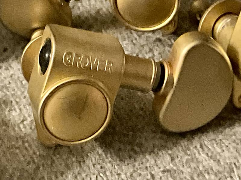 Grover 3x3 Tuners - Gold Satin | Reverb