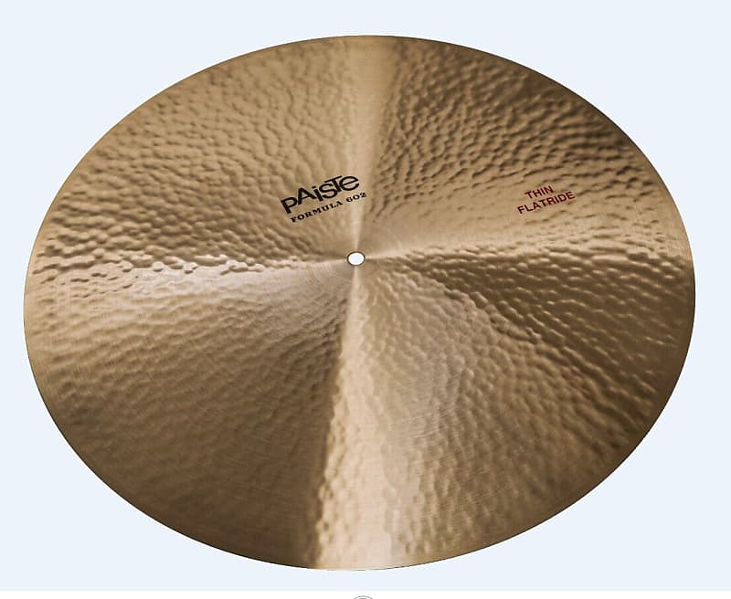 Paiste Formula 602 Classic 22" Thin Flat Ride Cymbal/Model # | Reverb