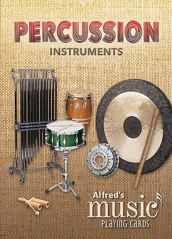 Alfred Music Percussion Instruments Playing Cards | Reverb