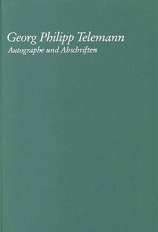 Georg Philipp Telemann - Autographe Und Abschriften - Berlin | Reverb