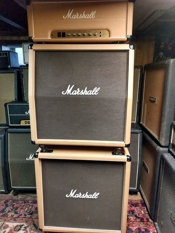 1977 Marshall 2203 1960A & 1960B Full Stack Original Fawn | Reverb