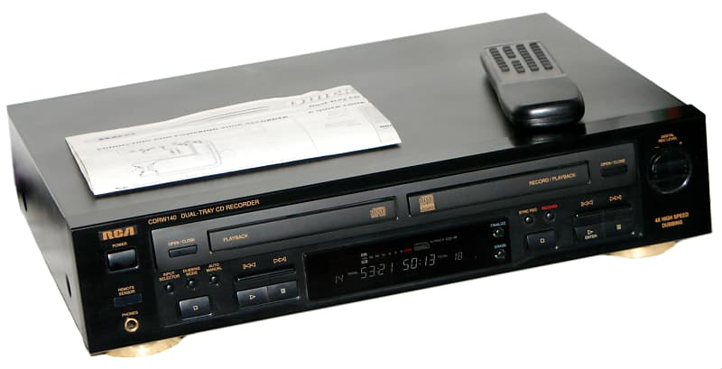 RCA CDRW140 CD-R Stand Alone Dual Tray CD Recorder & Player | Reverb