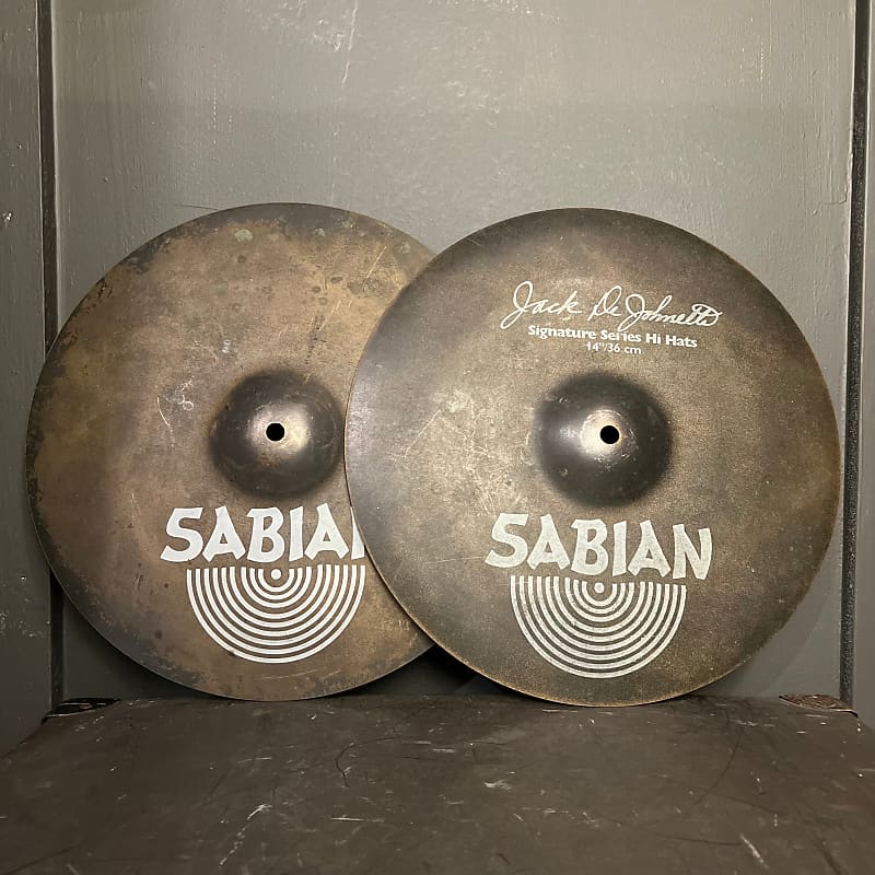 USED Sabian 14" Jack DeJohnette Signature Hi-Hat Cymbals - | Reverb