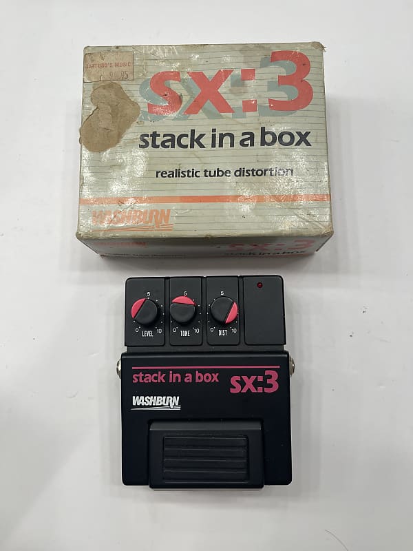 Washburn SX:3 Stack In The Box Distortion Rare Vintage | Reverb UK