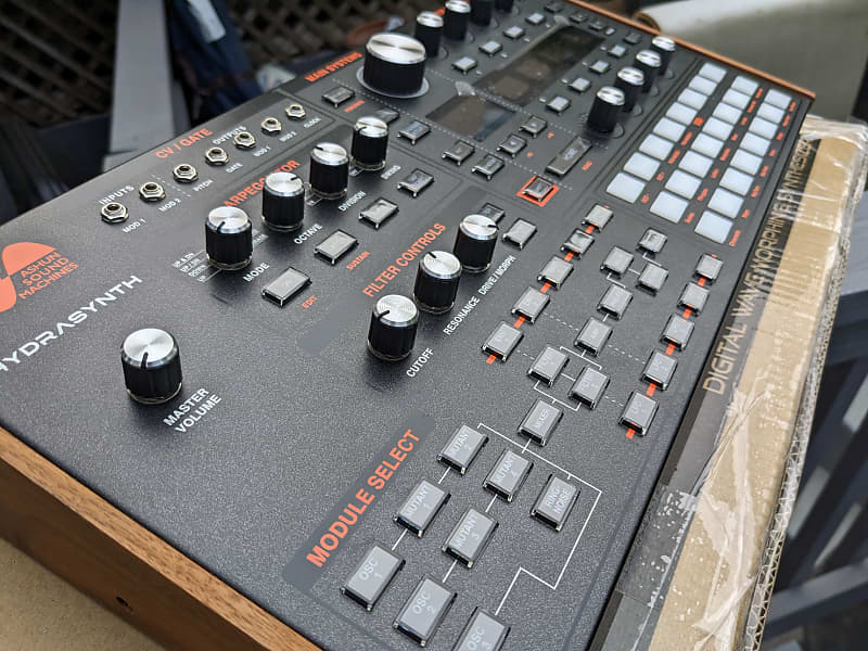 ASM Hydrasynth Desktop - Mint w/ Walnut Panels | Reverb