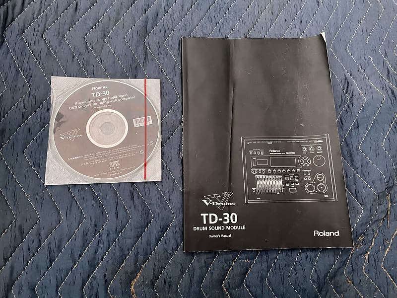 Roland TD-30 Electronic Drum Module Owners Manual Used | Reverb
