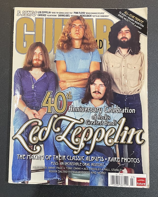 Led Zeppelin Guitar World Magazine March 2009 | Reverb