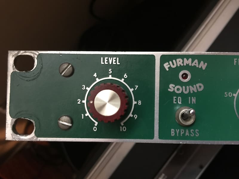 Furman PQ3 Parametric Equalizer Green face | Reverb