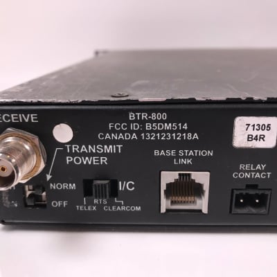 Telex BTR-800 Wireless Intercom w/ x4 TR-800, B4 Block | Reverb UK