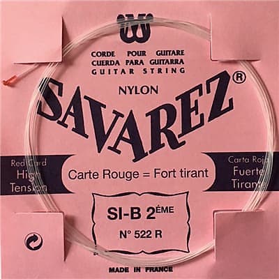 Savarez 522R (Red) Nylon 2nd. String | Reverb