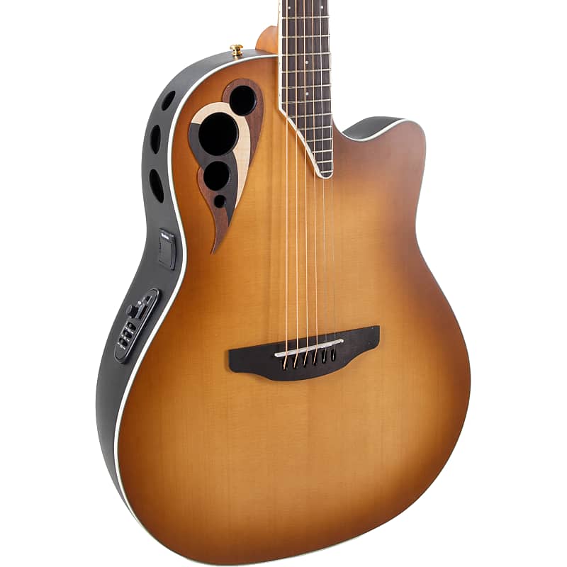 Ovation Celebrity Deluxe Acoustic Electric Guitar - Vintage | Reverb