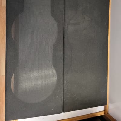 KEF C65 1991 Black HiFi Speakers Passive Radiator 4 ohm | Reverb