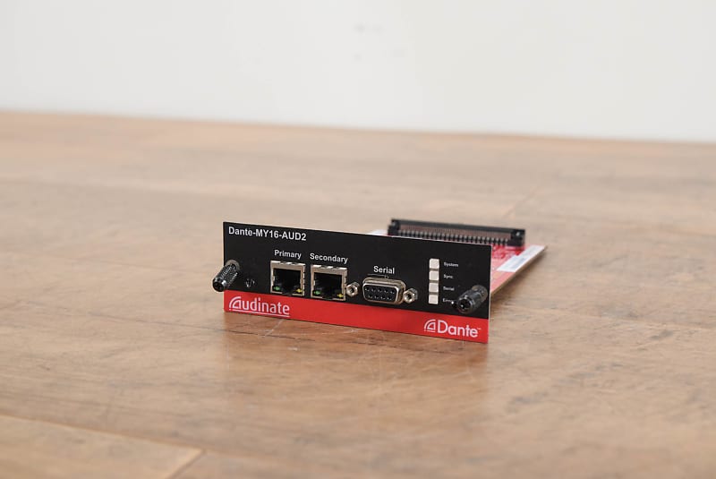 Audinate Dante-MY16-AUD2 16-Ch. Dante Network I/O Card | Reverb
