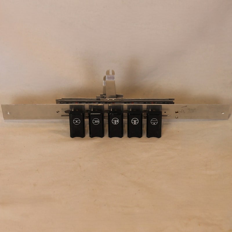 Accordion Part - Black Register Switches 11.75" x 1.25" | Reverb