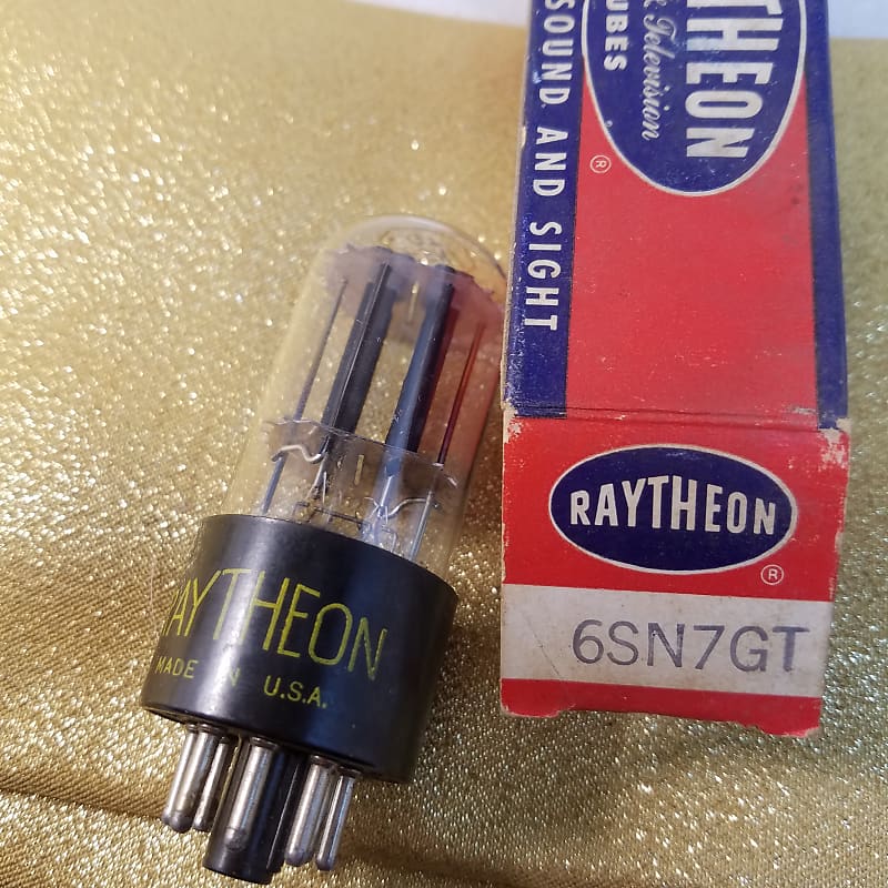 Raytheon 6SN7GT tNOS AT1000 TESTED Vacuum Tube | Reverb Australia