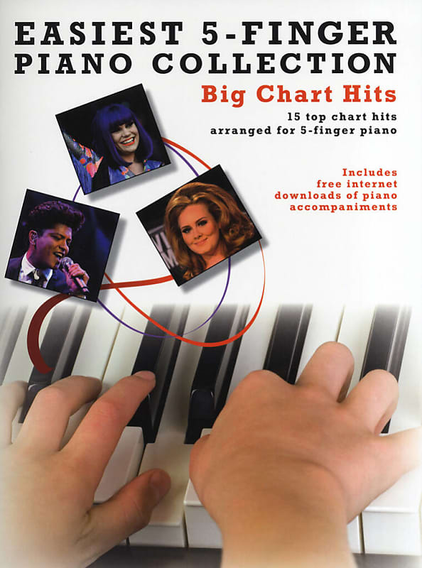 Easiest 5 Finger Piano Collection Big Chart Hits | Reverb