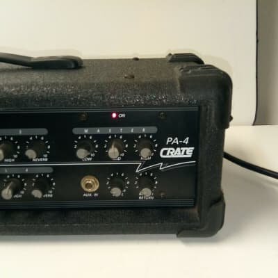 CRATE PA-4 Pro Audio Amplifier 4 Channel 60 Watts | Reverb