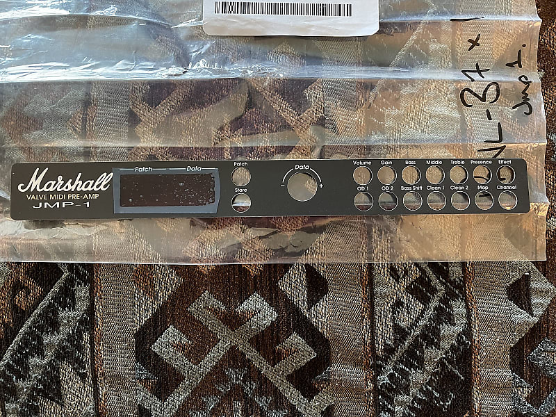 Marshall JMP-1 Preamp Faceplate Label/Sticker screen NOS VERY | Reverb