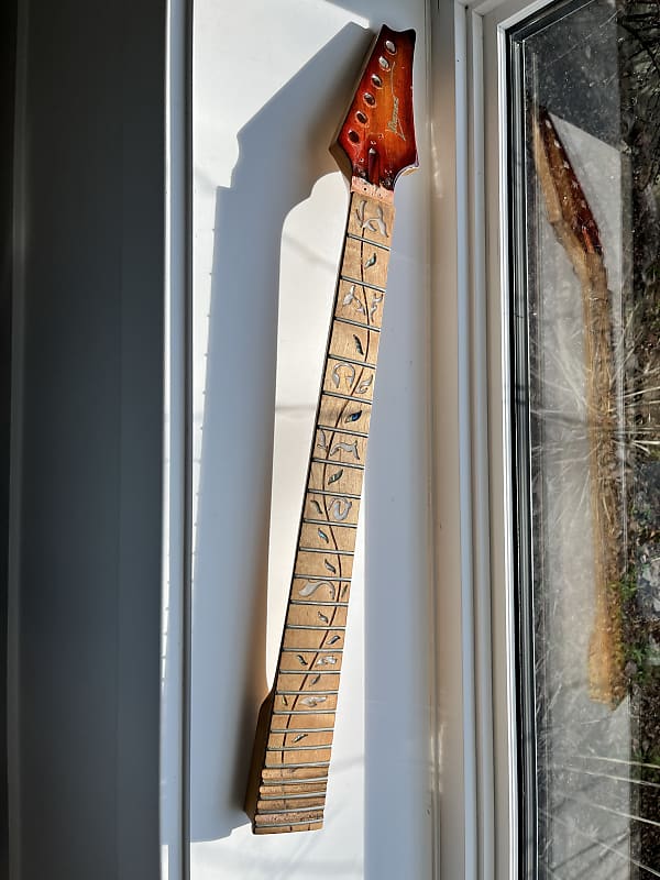 Custom Ibanez JEM Style AANJ Neck Vine Inlay USA | Reverb