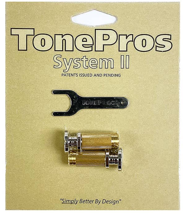 TonePros SPRS2 Standard Locking Studs for PRS - Nickel | Reverb