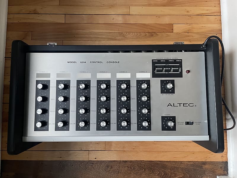 Altec 1214 - 7 Channel Spring Reverb Mixer 1970s | Reverb