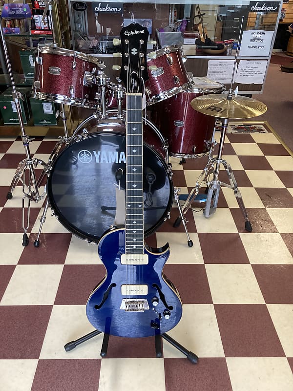 Epiphone Blueshawk deluxe 2016 Blue | Reverb