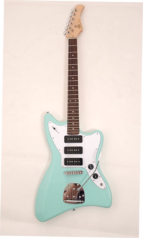 SX Liquid RN Alder 3P90 TR PBU Blue Electric Guitar with | Reverb