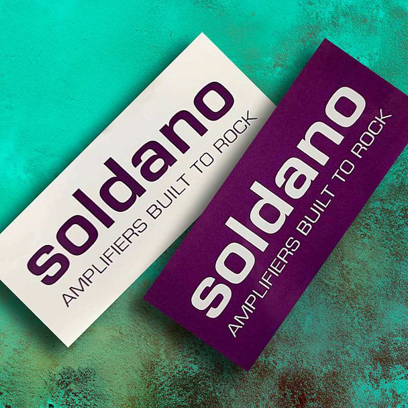 SOLDANO CUSTOM AMPLIFICATION AMPLIFIERS BUILT TO ROCK STICKER | Reverb
