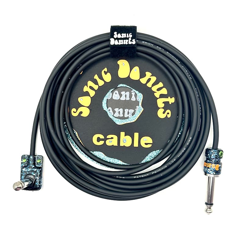 Sonic Donuts Cable 12' Instrument Straight-Right Angle | Reverb UK