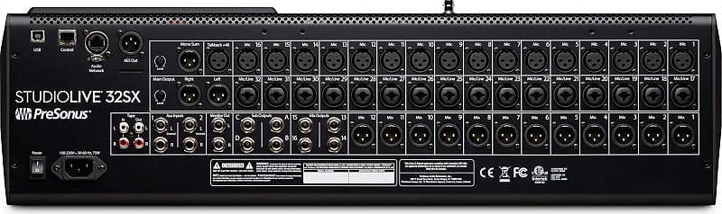 PreSonus StudioLive 32S 32-Channel Digital Mixer and USB | Reverb
