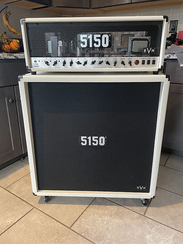 EVH 5150 Iconic ivory halfstack Evh 5150 iconic 80 watt 2 | Reverb