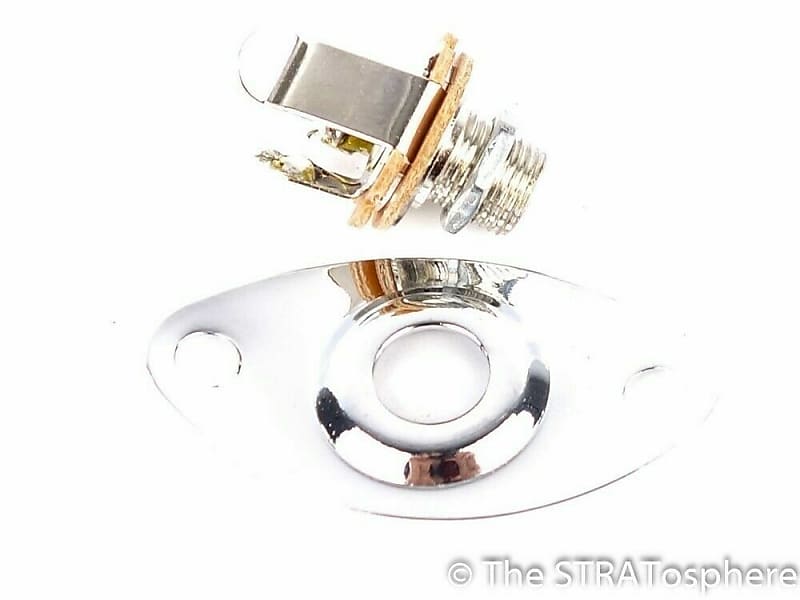 Fender Jim Adkins JA-90 Telecaster Tele OUTPUT JACK & Plate | Reverb