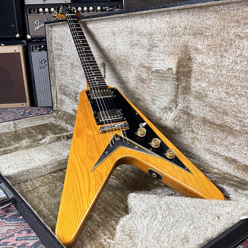 1980 Aria Pro II Flying V Rocket Roll w/OHSC | Reverb