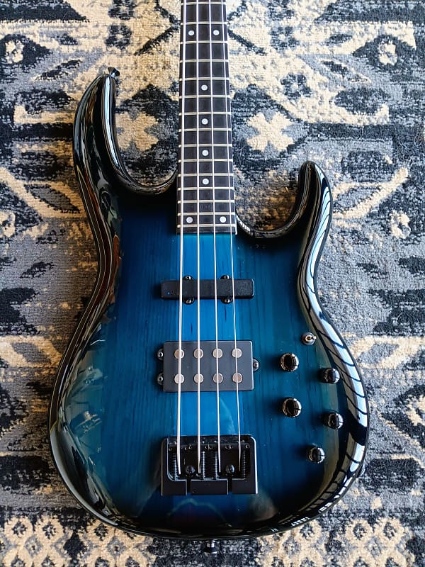 Carvin LB70 Late 90s - Translucent Blue Burst | Reverb