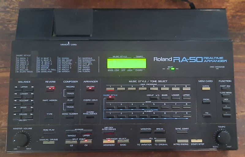 Roland RA-50 Realtime Arranger 1990s Japan | Reverb Canada