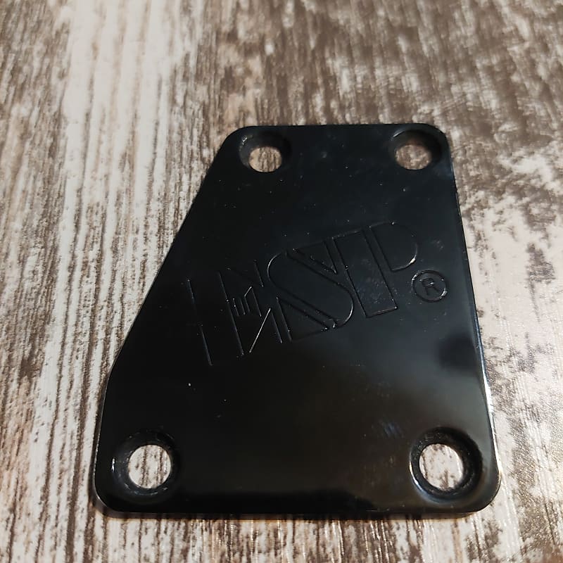 ESP Black Bolt Plate (Good for esp M series, E II Bolt on, | Reverb