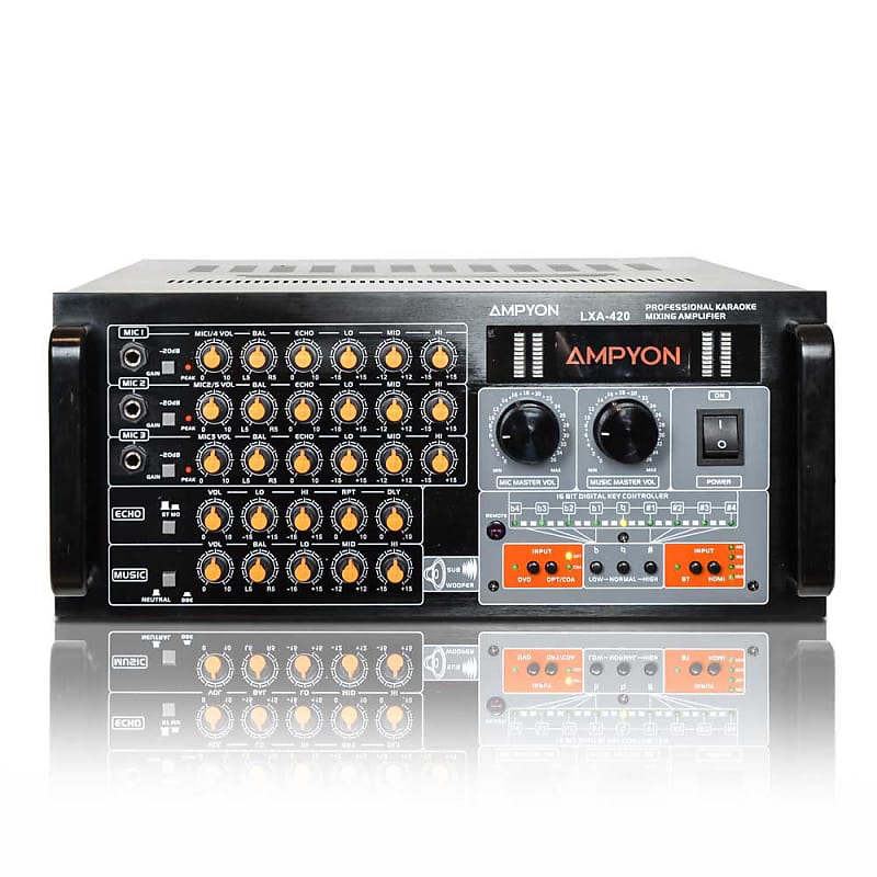 Ampyon LXA-420 Karaoke Mixing Amplifier | Reverb