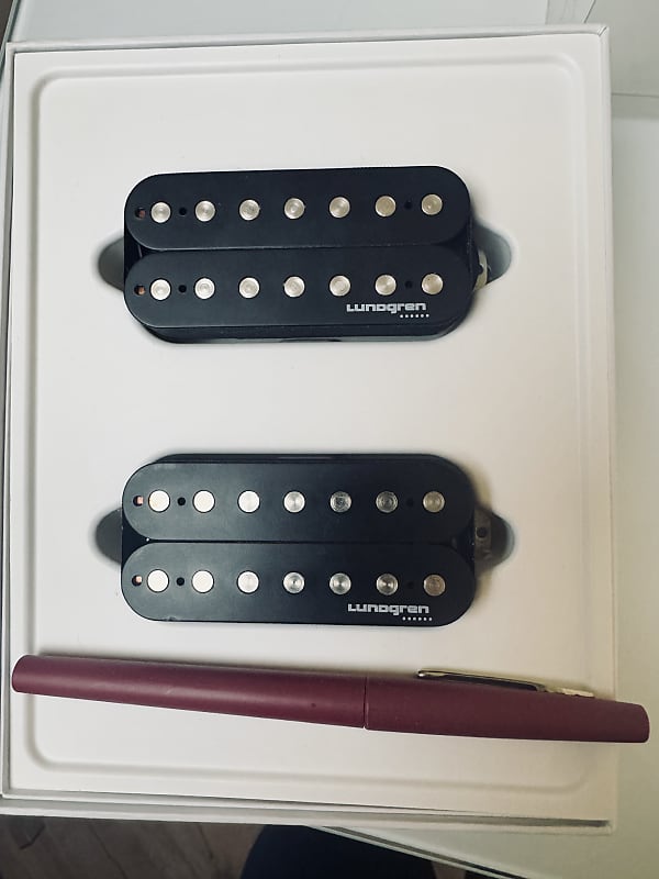 Lundgren M7 - Black - 7-String Open Coil Pickup Set | Reverb