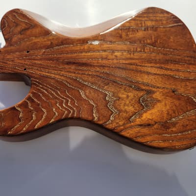 Warmoth Fender Telecaster tele body roasted swamp ash | Reverb