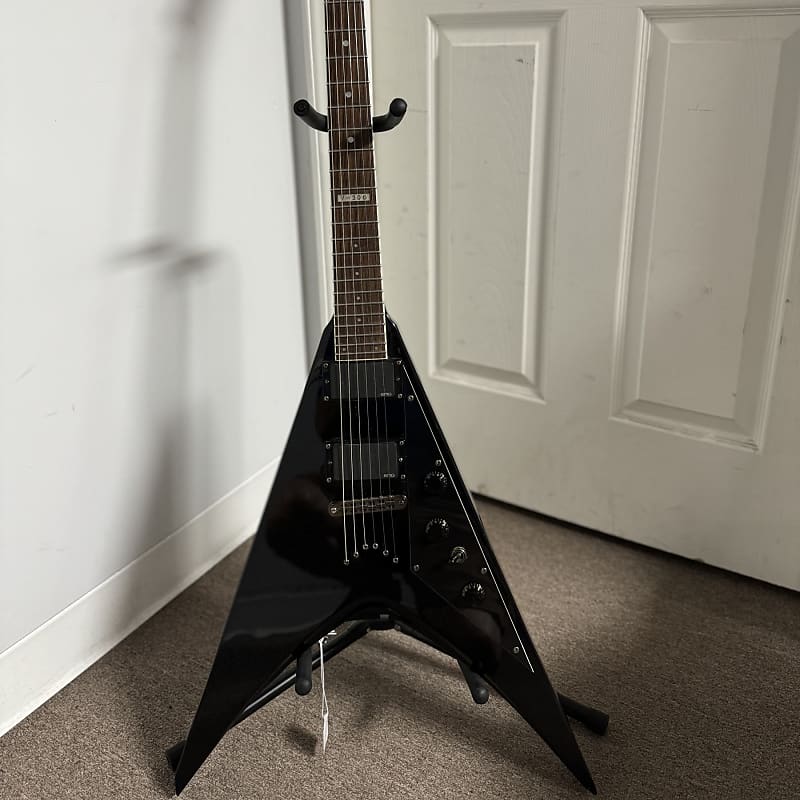 ESP LTD V-300 Electric Guitar - Black | Reverb