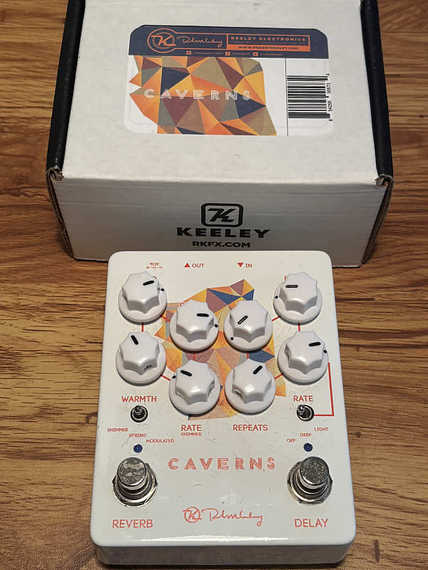 Keeley Caverns Reverb / Delay V2 2017 - Present - White | Reverb