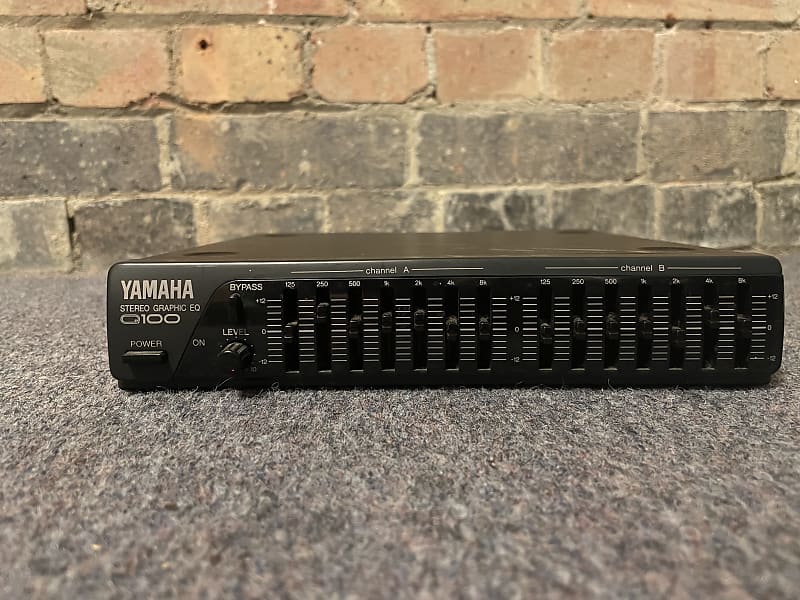 Yamaha Yamaha Q100 Graphic Equalizer EQ 1980s Black | Reverb