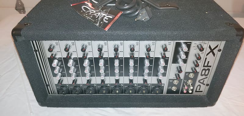 Crate PA8FX black | Reverb