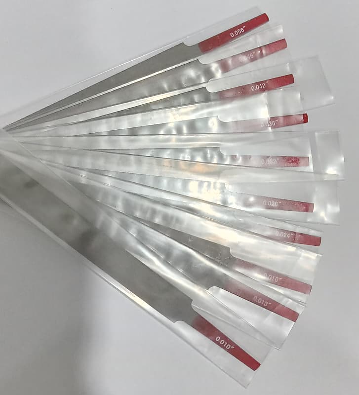 HOSCO Guitar Nut / Saddle File 10 Piece Set (0.010-0.056") | Reverb UK