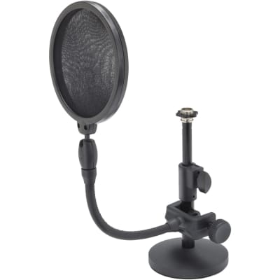 Samson Desktop Mic Stand Metal Pop Filter Bundle | Reverb
