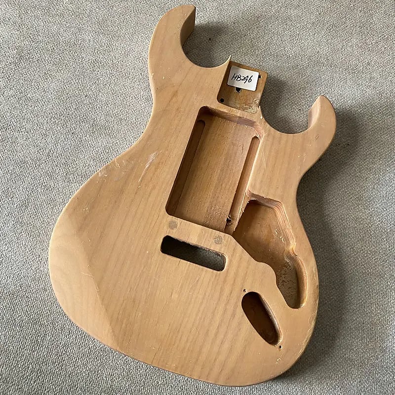 Alder Wood Guitar Double Cutaway Body | Reverb