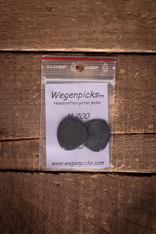 Wegen M200B 2.0mm Mandolin Picks, 2pk Black | Reverb