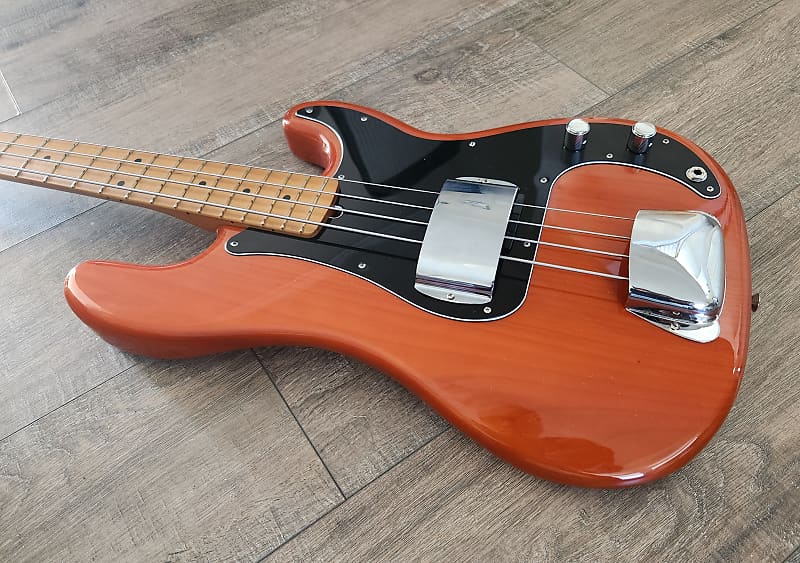 Fender/ Warmoth Precision Orange Crush | Reverb