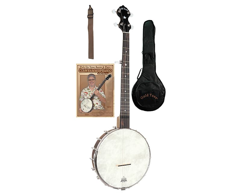 Gold Tone CC-OTA Beginners Openback A-Scale Banjo Package | Reverb